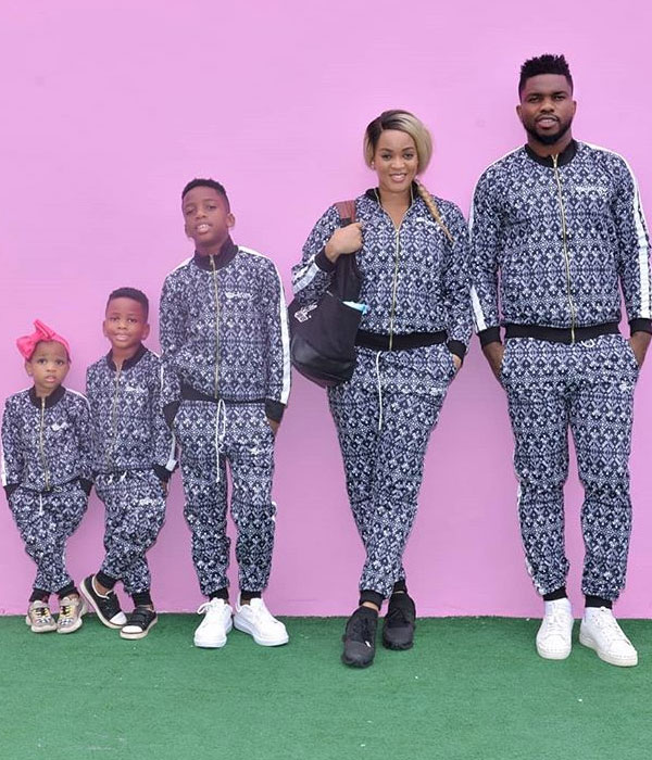 Joseph Yobo and family stuns in matching outfit - PURE ENTERTAINMENT